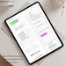 Minimalist Aesthetic Undated Digital Daily Schedule, Daily Timeblock ...