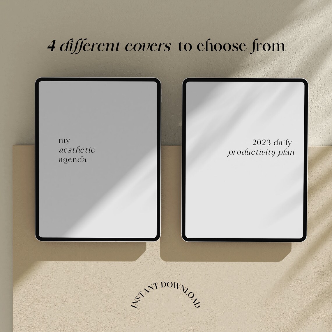 Minimalist Aesthetic Undated Digital Daily Schedule, Daily Timeblock ...