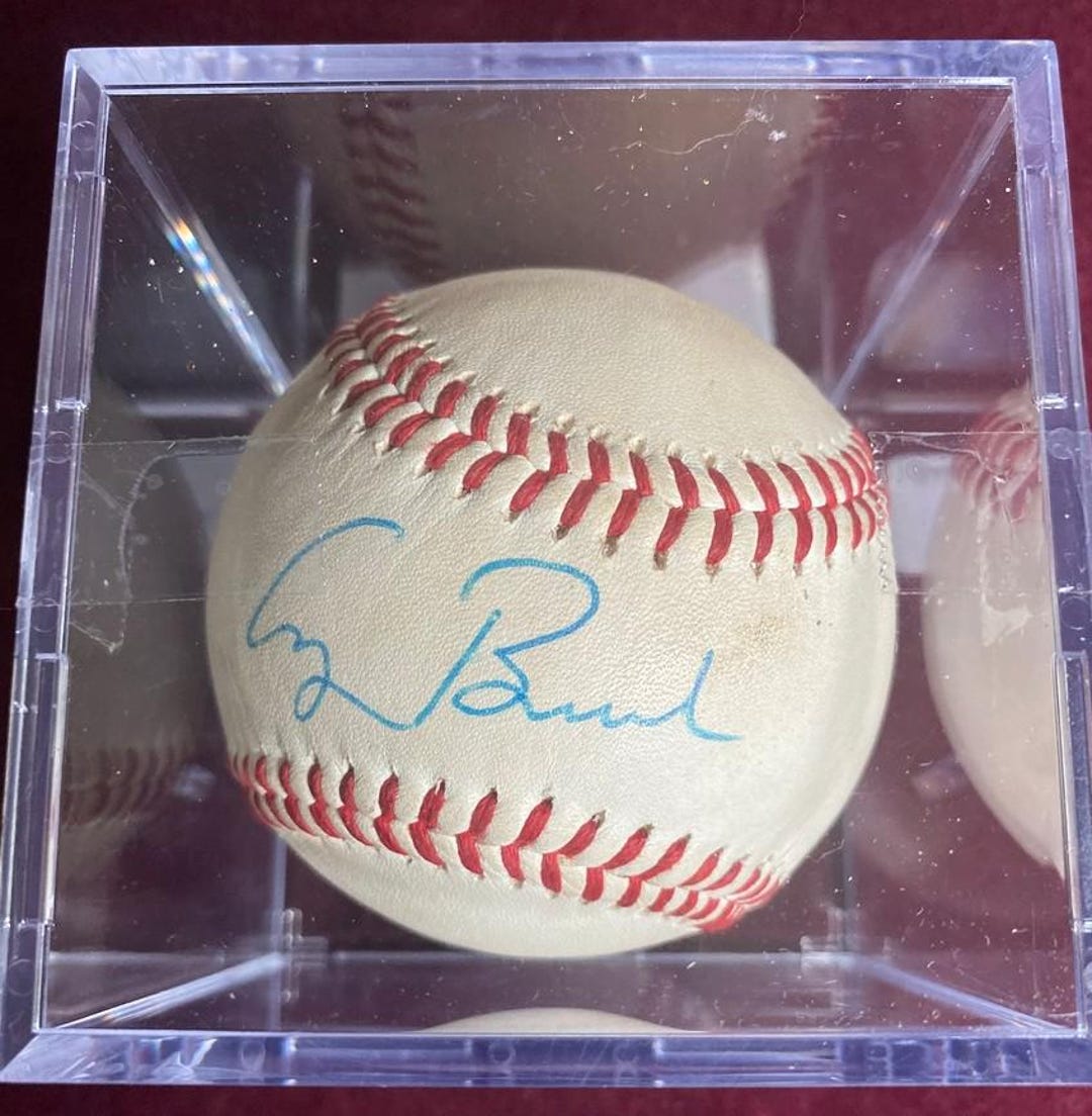George Bush Jr. Autographed Baseball Collectible Memorabilia With COA ...