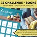 12 Book Challenge Reading Challenge Digital Download Printable - Etsy