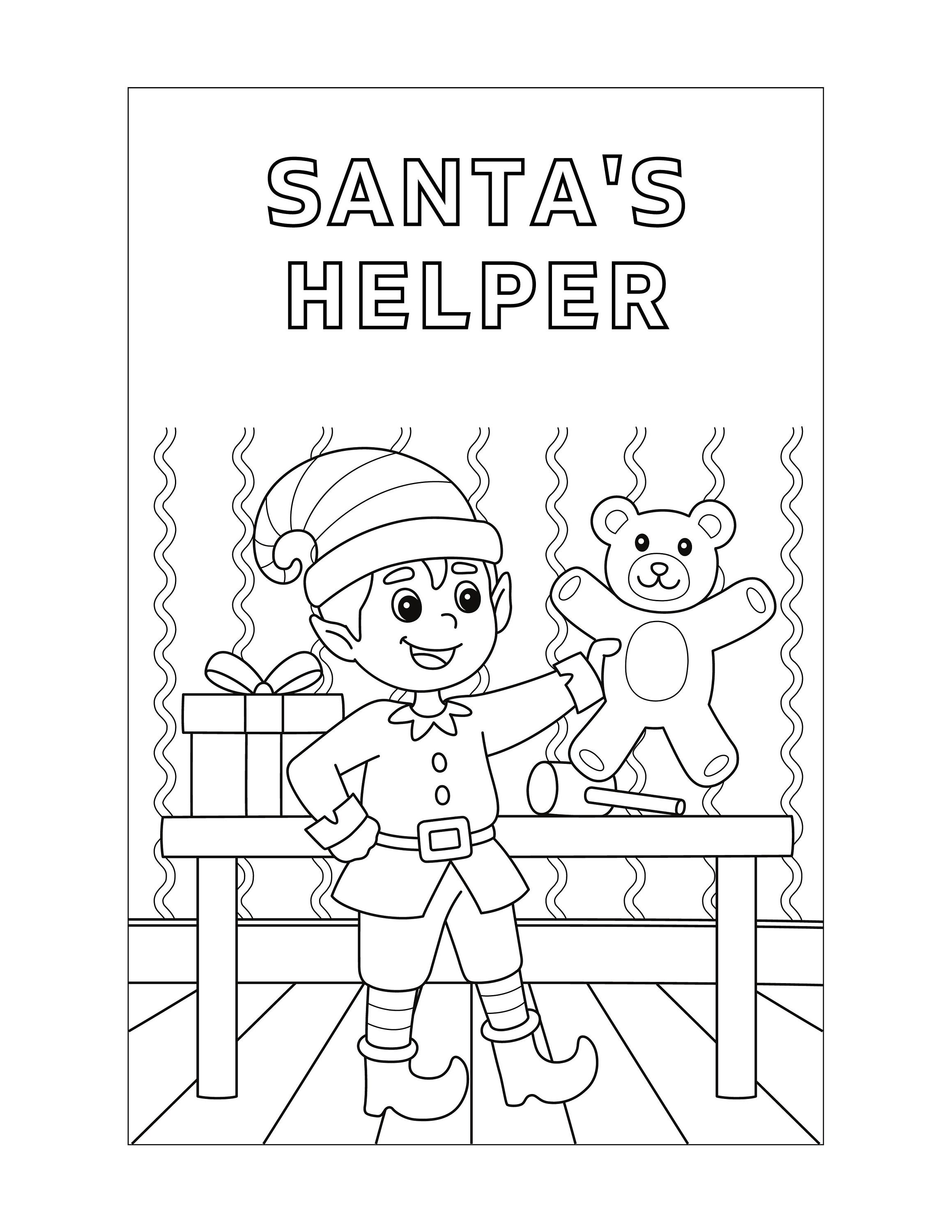 Coloring Book Christmas Printable Kids Coloring Pages Printable ...