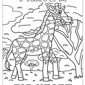 Positive Affirmation Coloring Pages for Kids Printables, 20 Animal ...