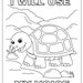 Positive Affirmation Coloring Pages for Kids Printables, 20 Animal ...