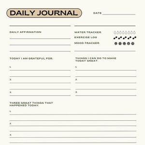 ADHD Daily Journal/tracker Bundle - Etsy