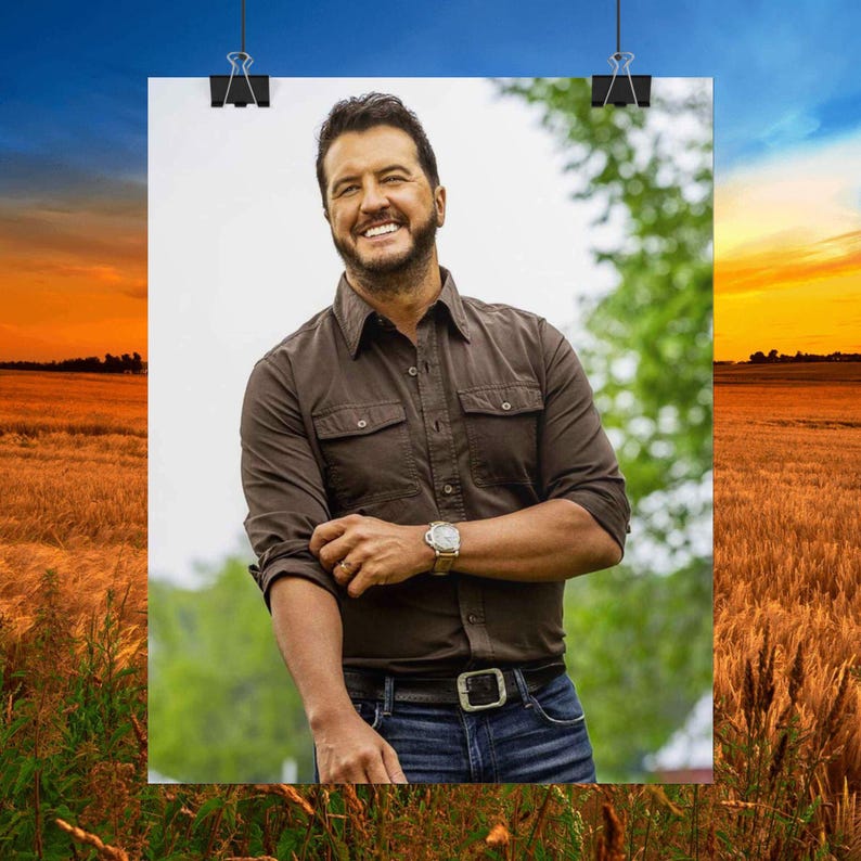 Luke Bryan Poster - Etsy