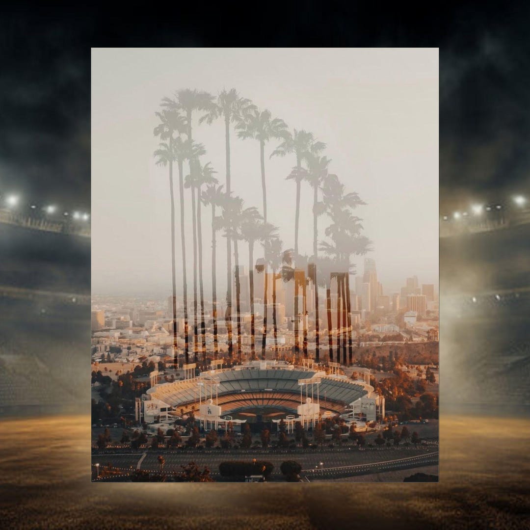 Los Angeles Dodgers World Series Poster - Etsy