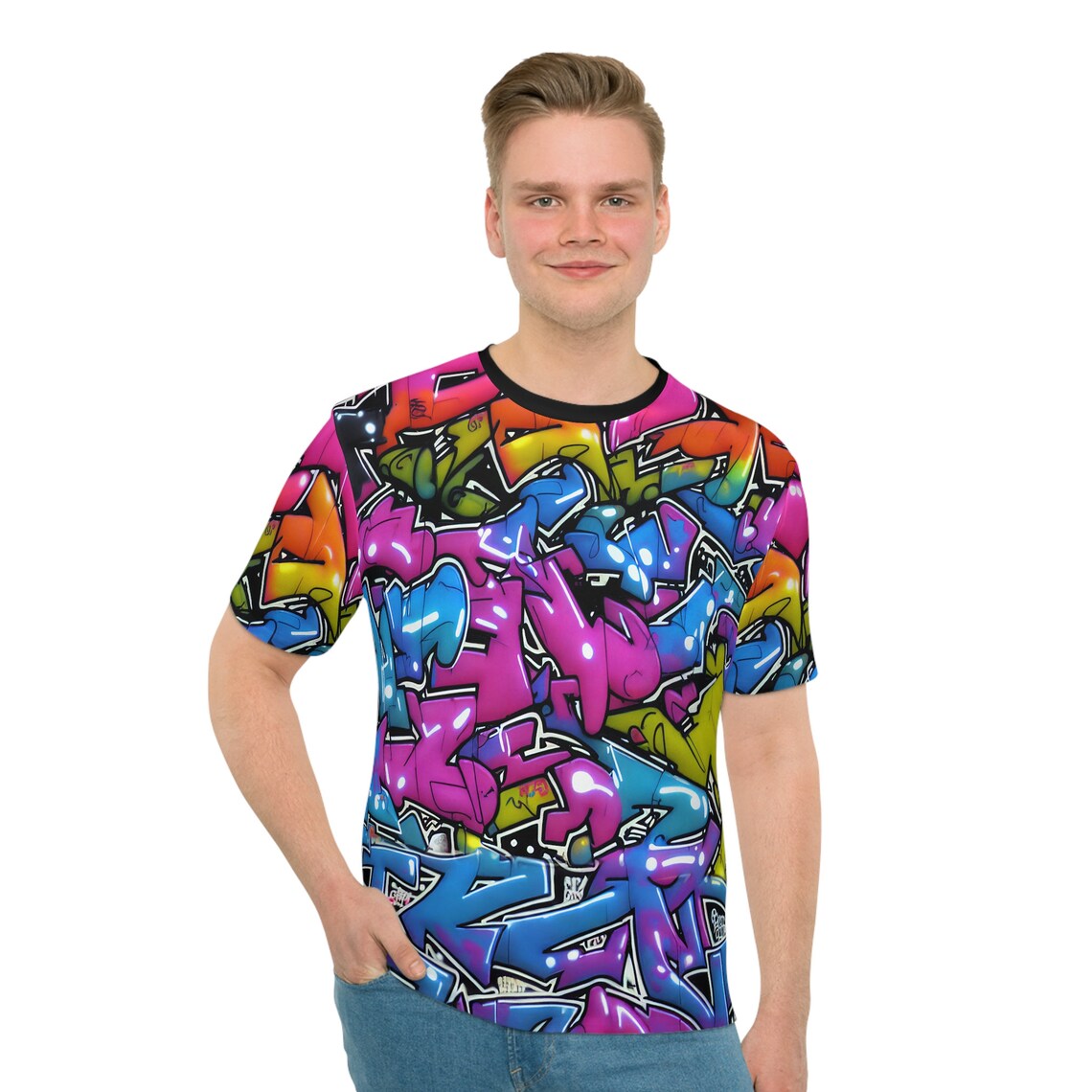 Graffiti Tee : Jumbled - Etsy