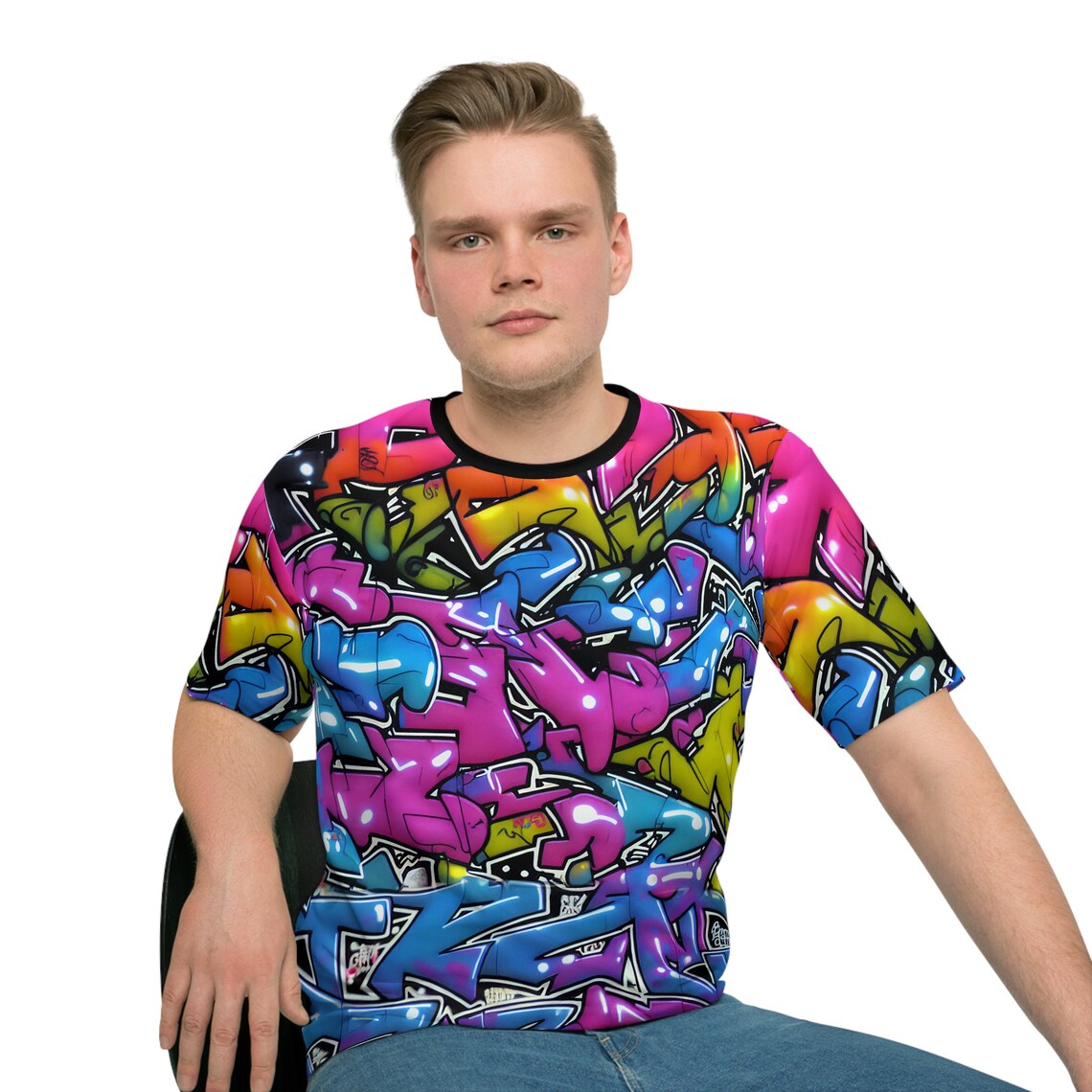 Graffiti Tee : Jumbled - Etsy