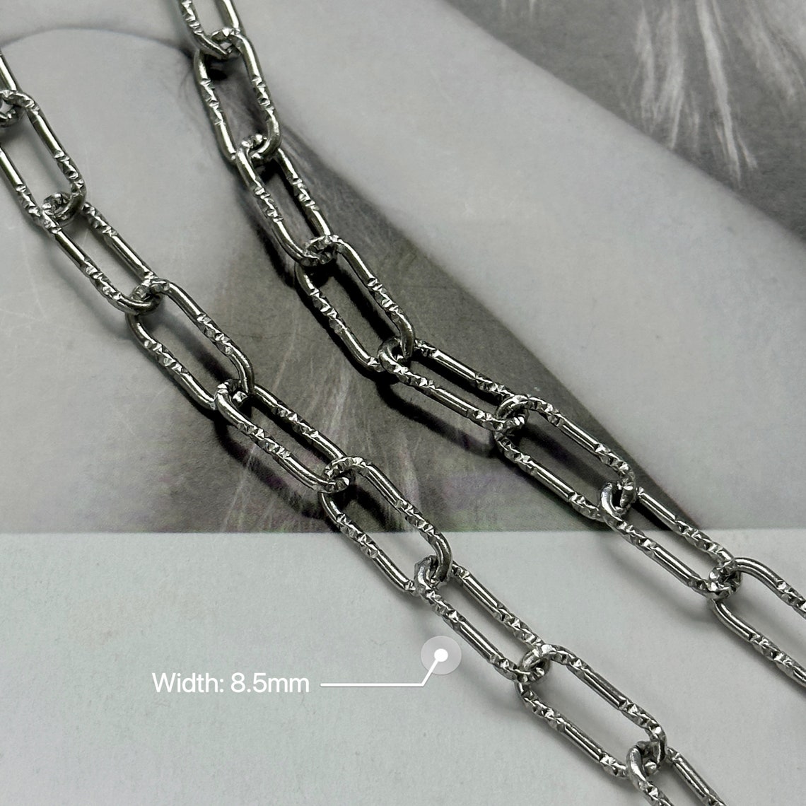 Minimalist Link Chain Necklace, Silver Link Necklace, Dainty Chain ...