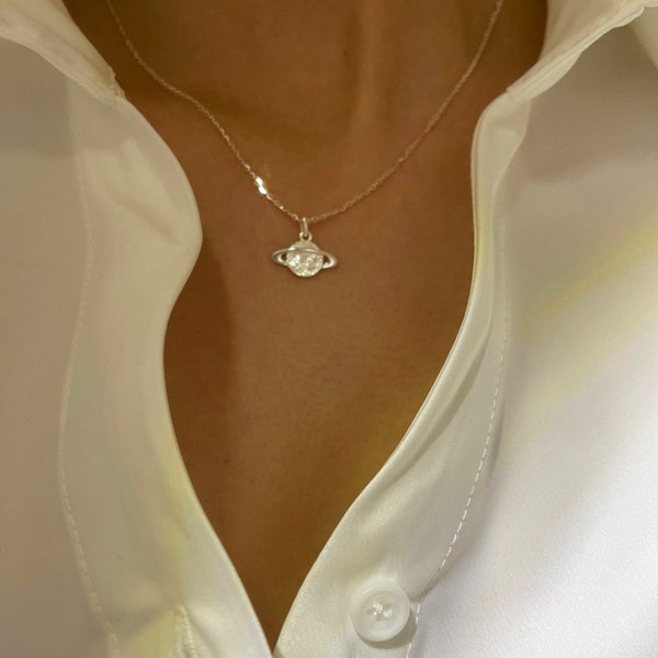 Planet Necklace - Etsy