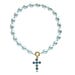Bold Pearl Necklace With Large Cross Pendant • Multi Way Pearl Choker ...