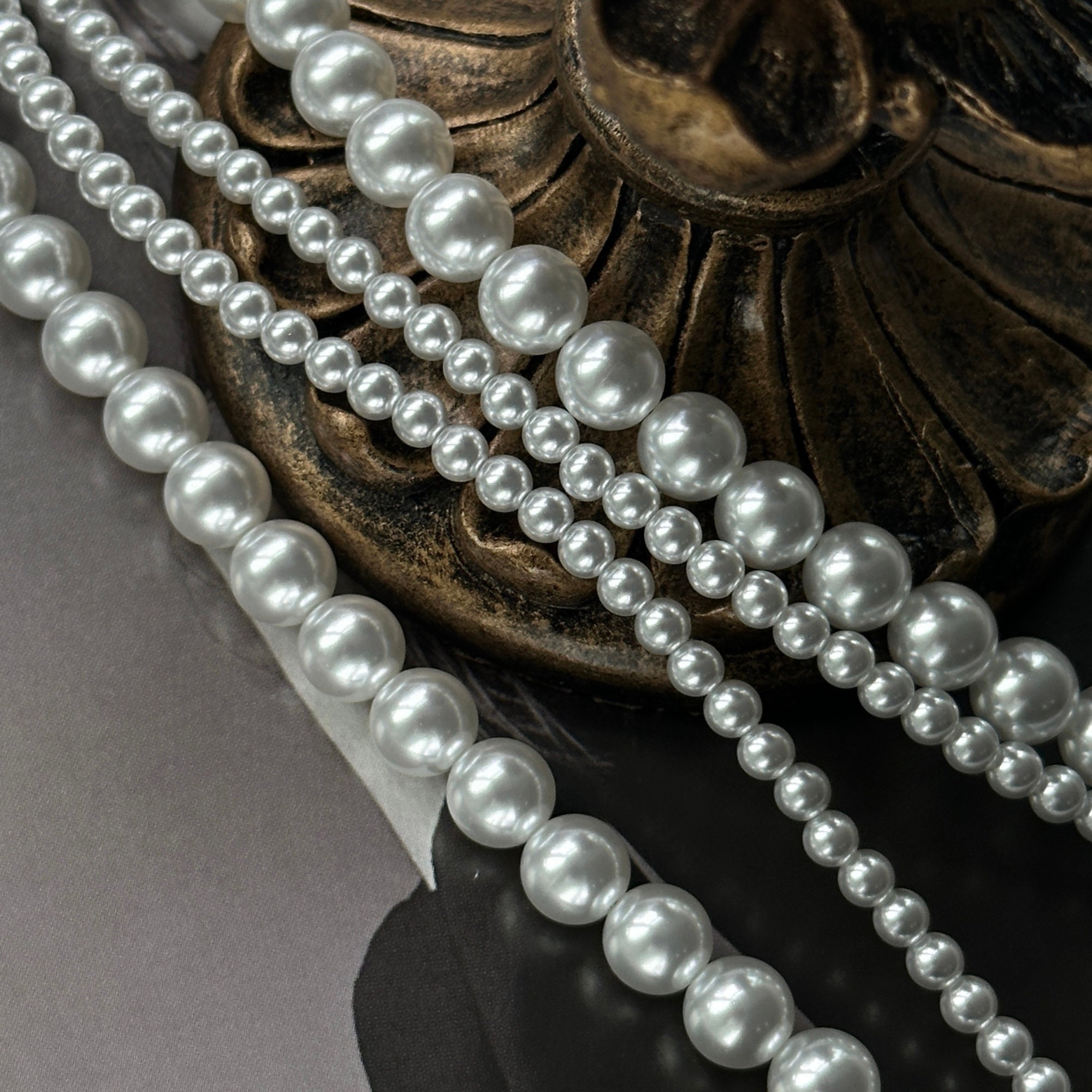 5 in 1 Multi Way Pearl Necklace, Elegant Pearl Necklace, Bridal Pearl ...