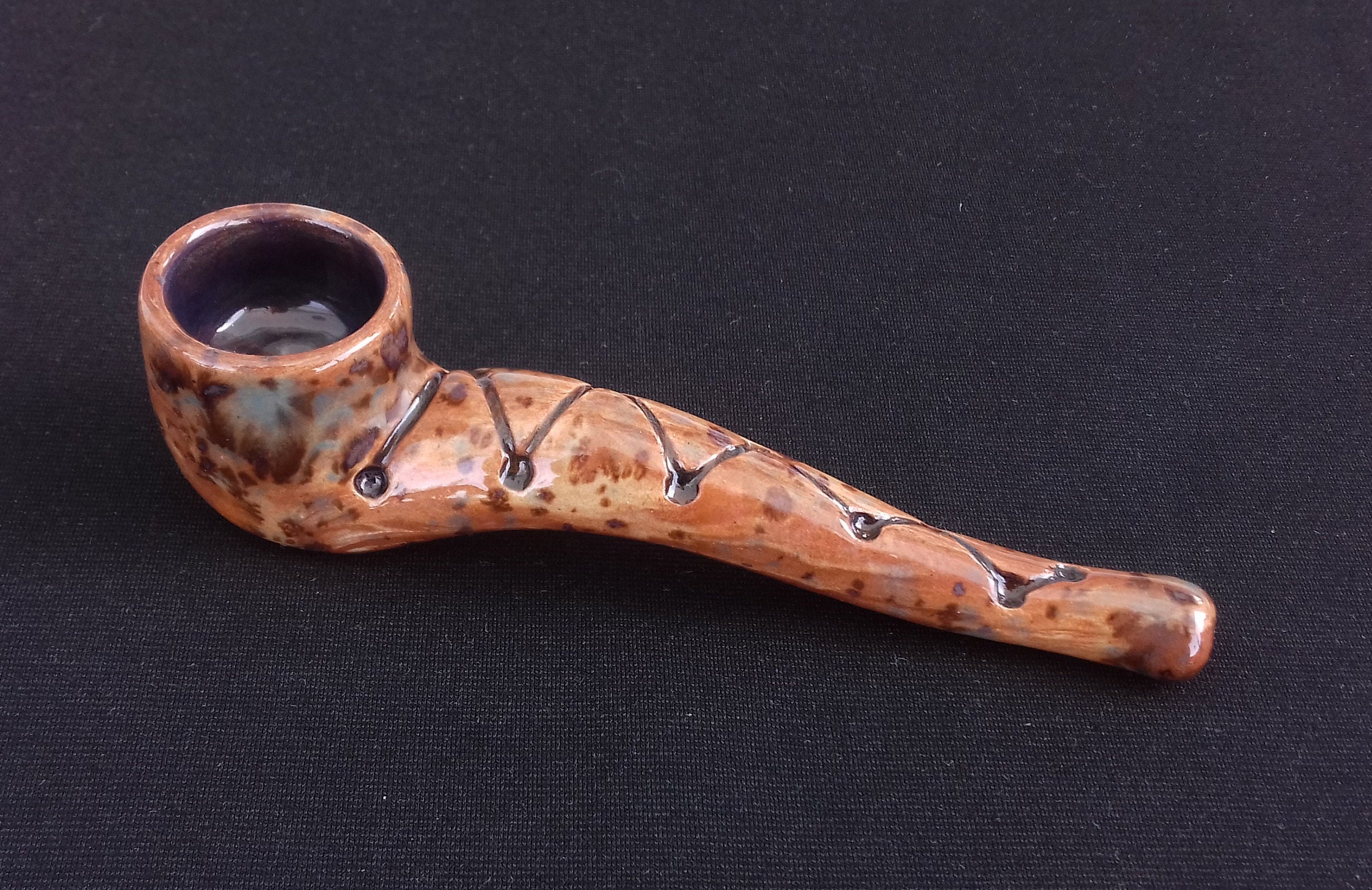 Corset Style Pipe, Ceramic Pocket Pipe, Classic Shaped Pipe, Pocket ...