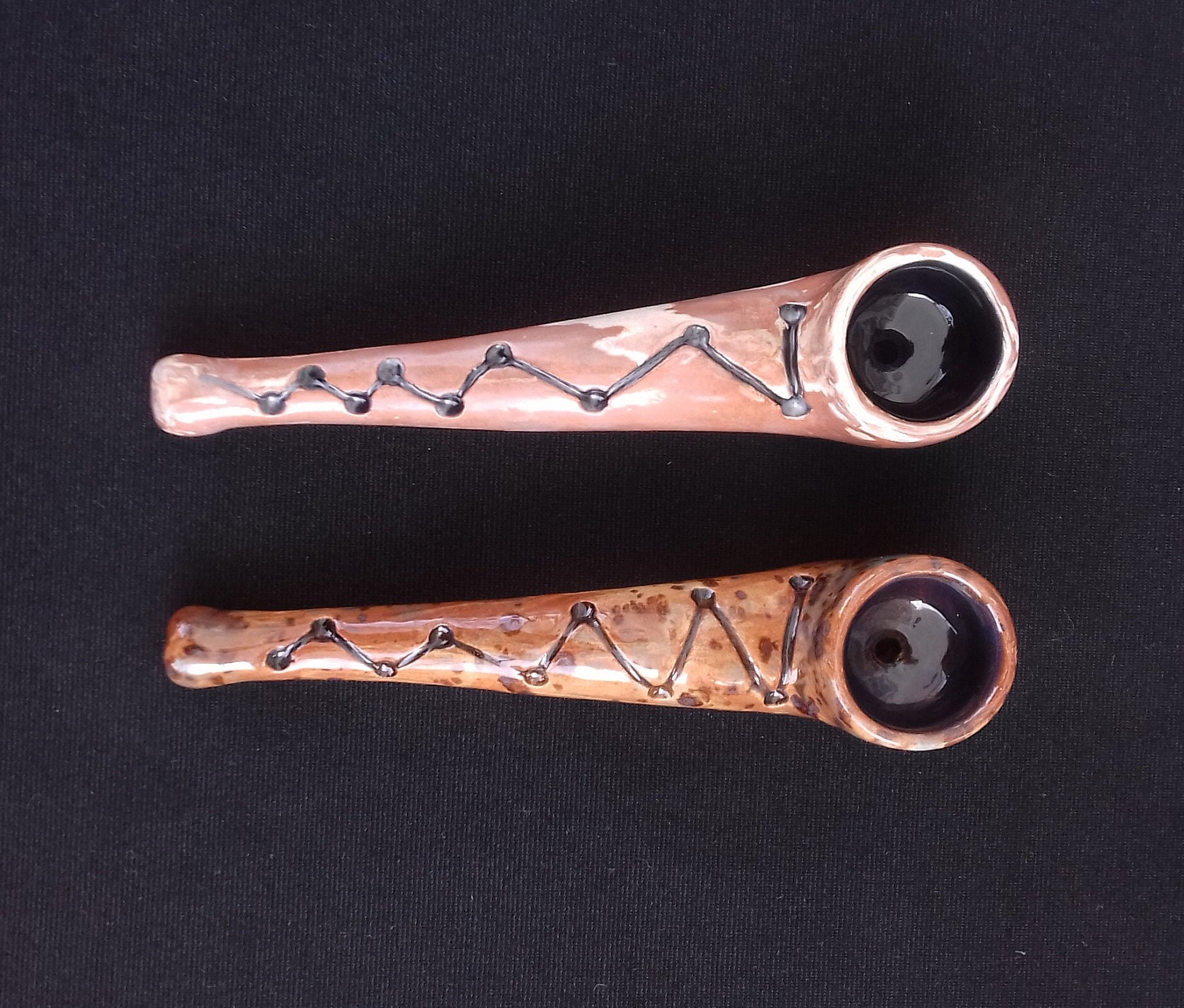 Corset Style Pipe, Ceramic Pocket Pipe, Classic Shaped Pipe, Pocket ...