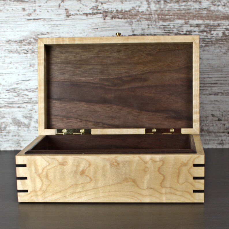 Curly Maple Keepsake/jewelry Box - Etsy