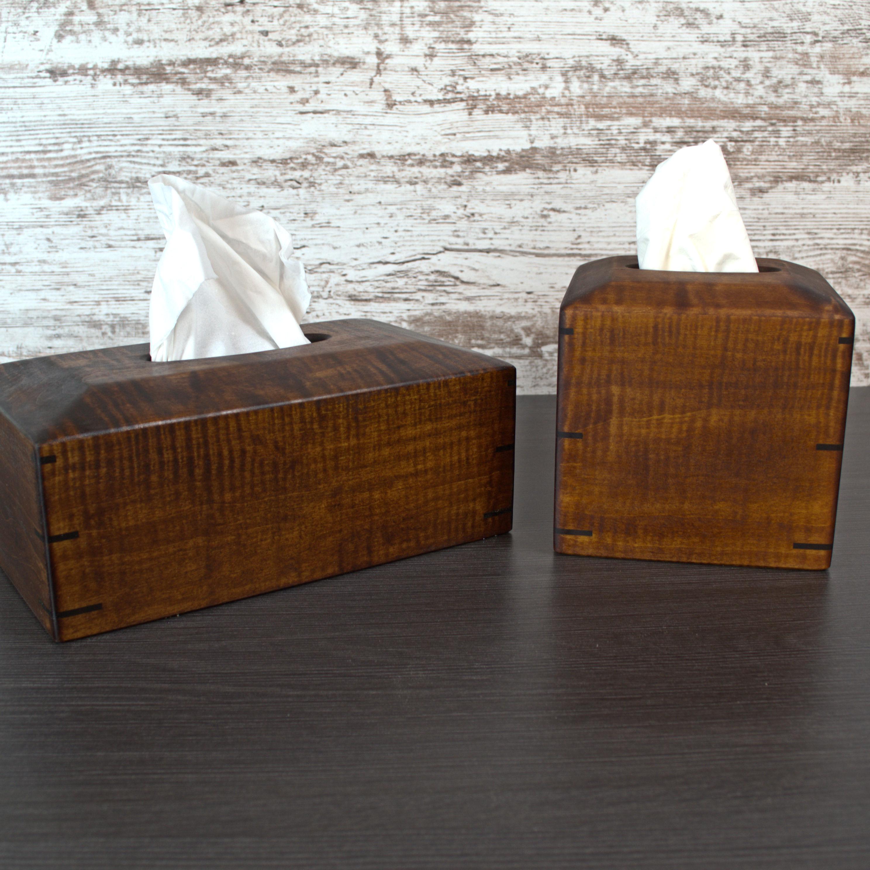 Tiger Maple Tissue Box Cover - Etsy