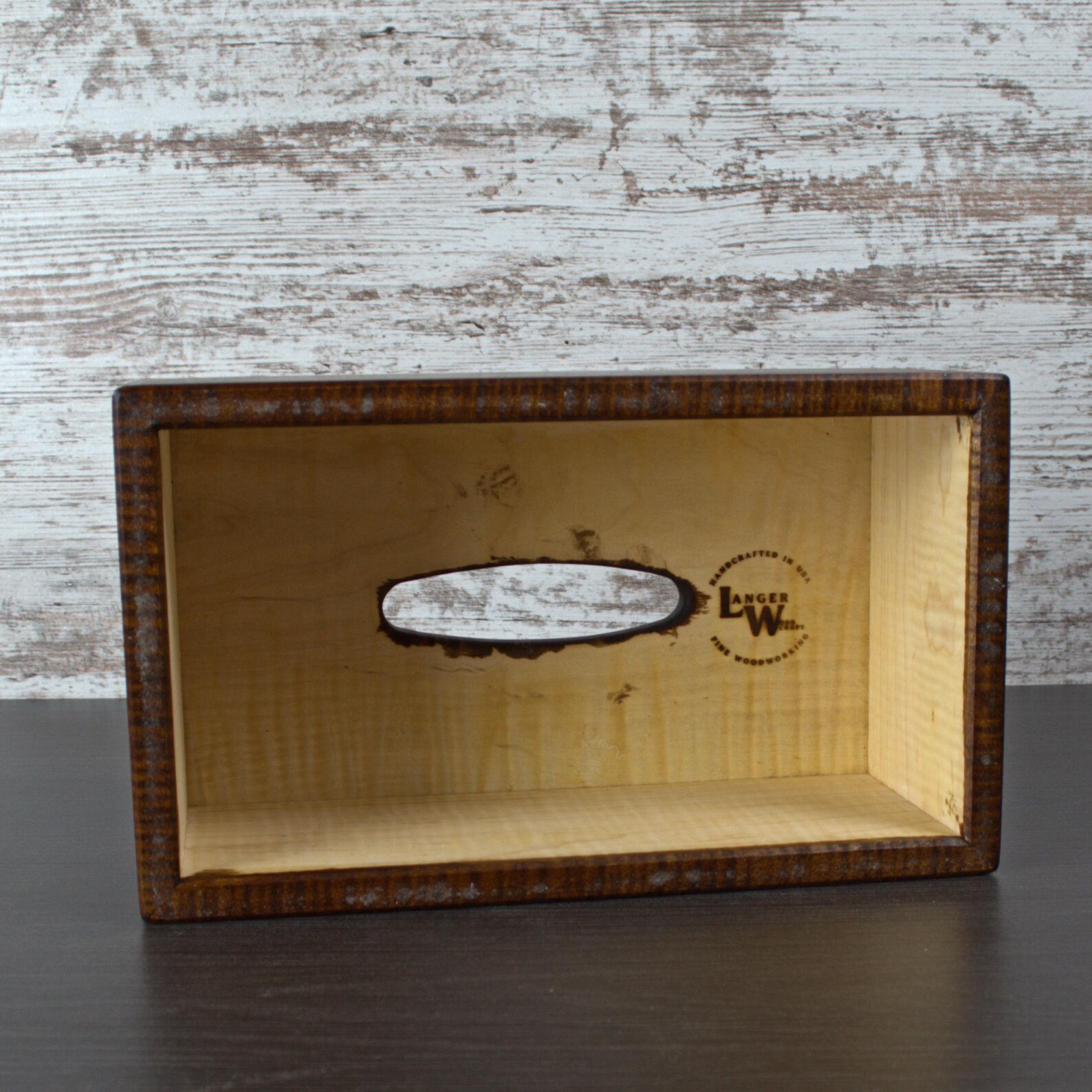 Tiger Maple Tissue Box Cover - Etsy