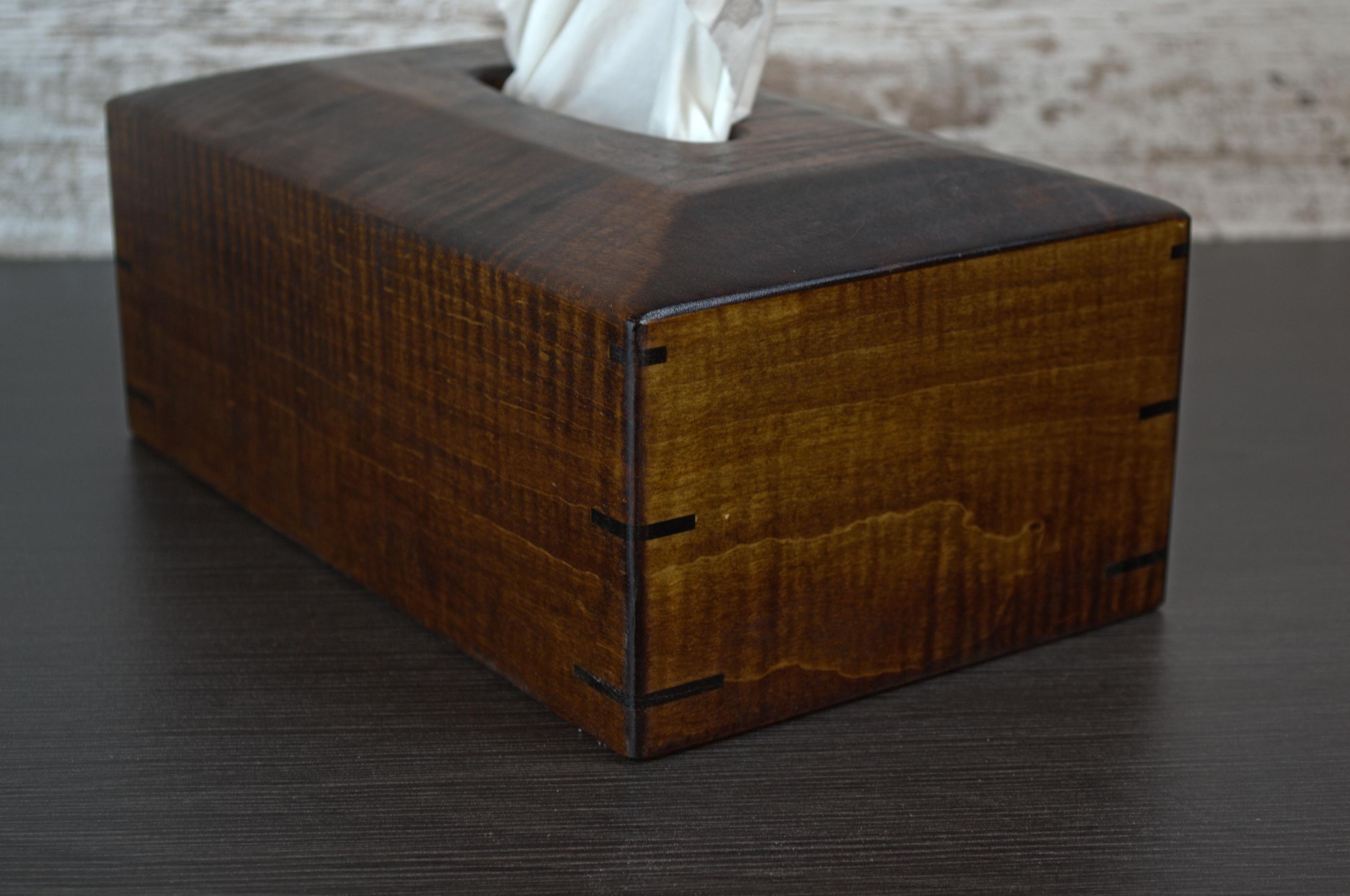 Tiger Maple Tissue Box Cover - Etsy