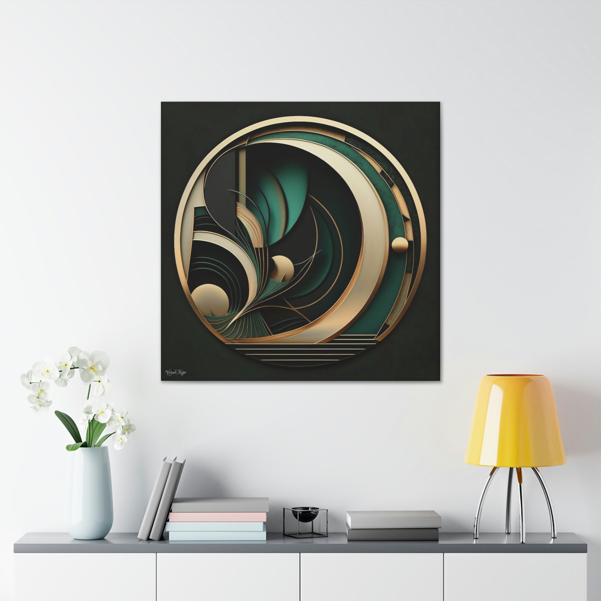 Proto Cubism Abstract Art Canvas Gallery Wrap Modern Art - Etsy