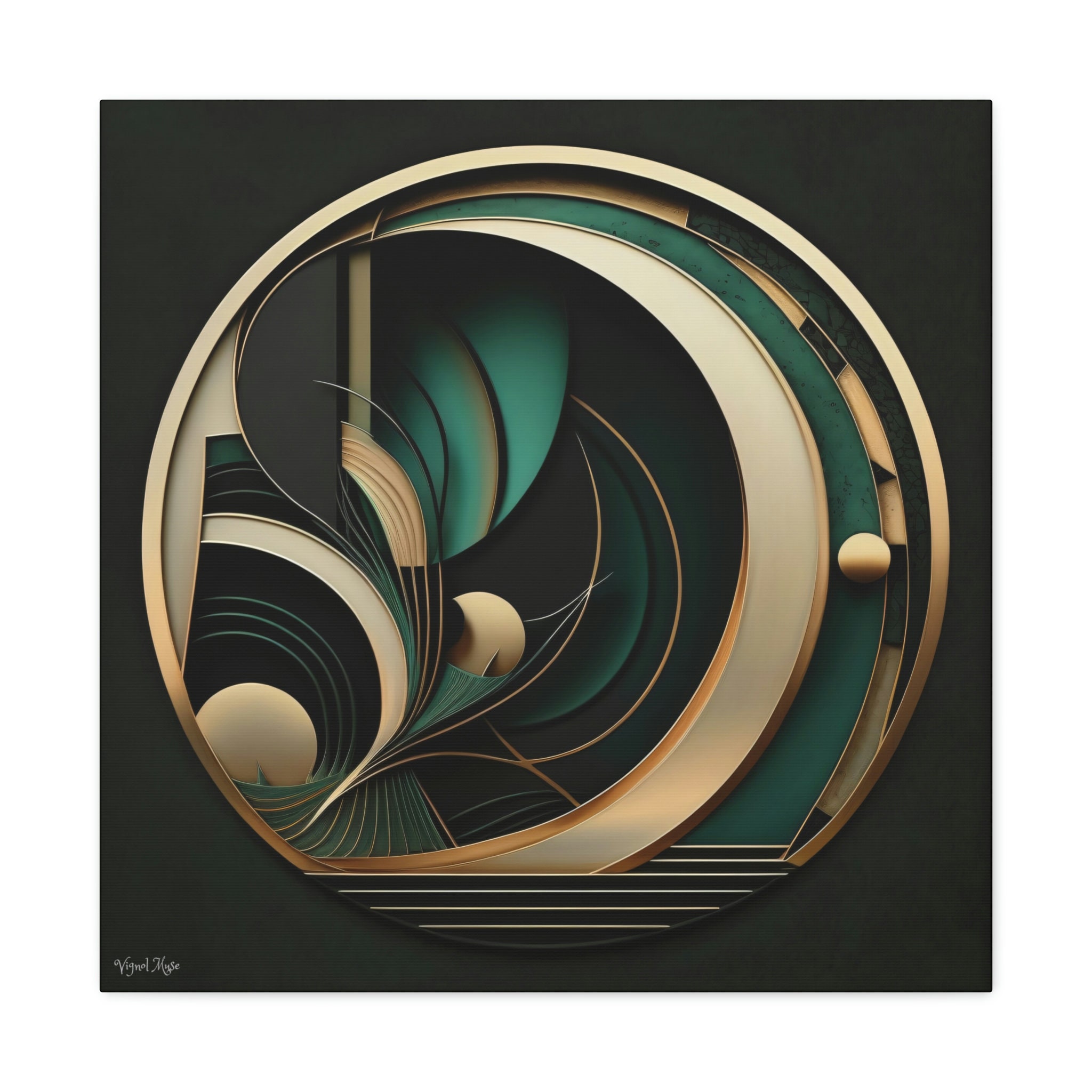 Proto Cubism Abstract Art Canvas Gallery Wrap Modern Art - Etsy