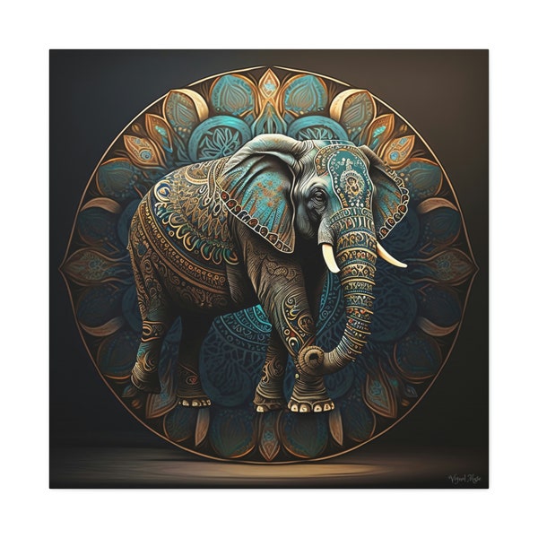 Mandala Elephant - Etsy