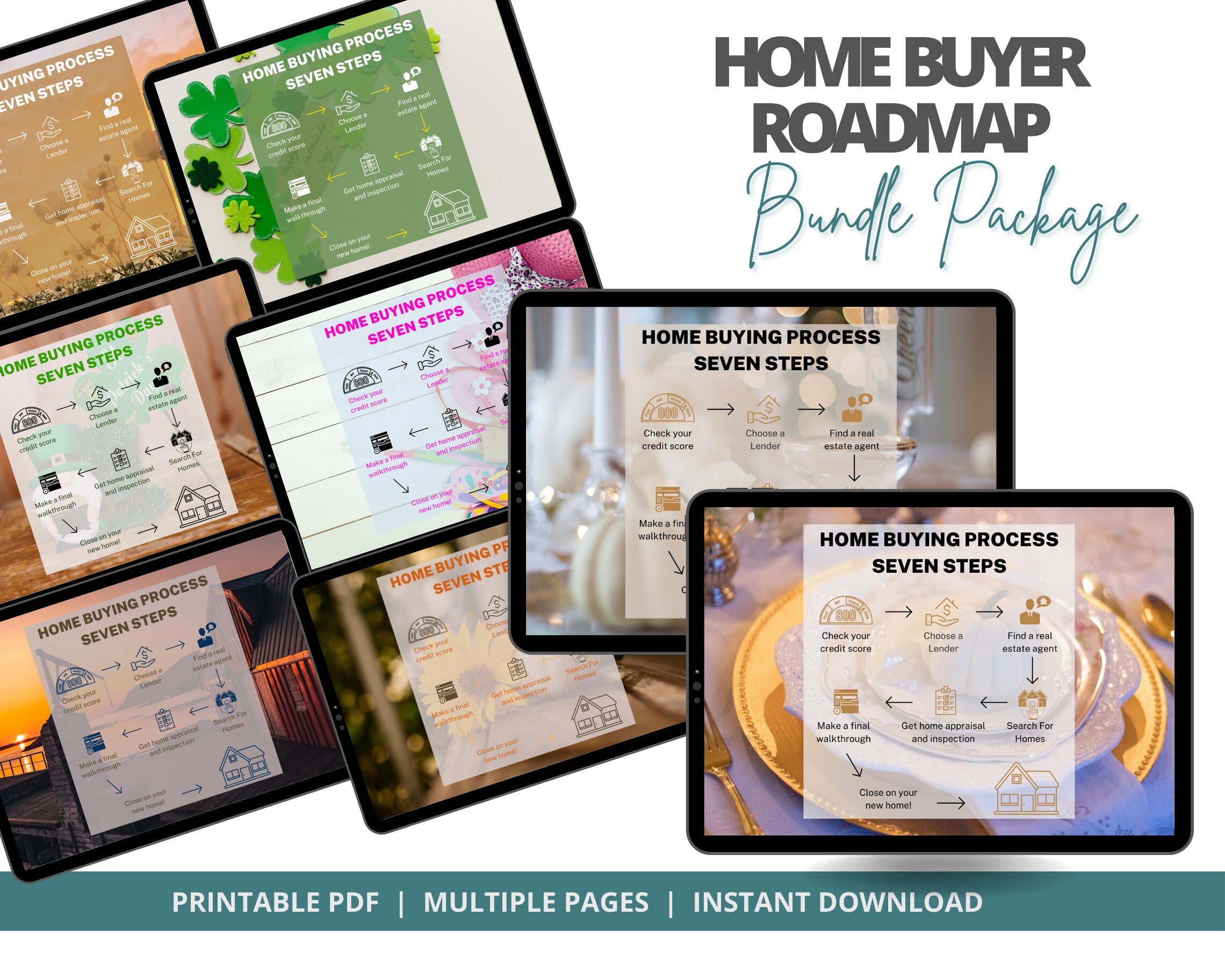 Home Buyer Roadmap Guide Home Buyer Bundle Real Estate Marketing ...
