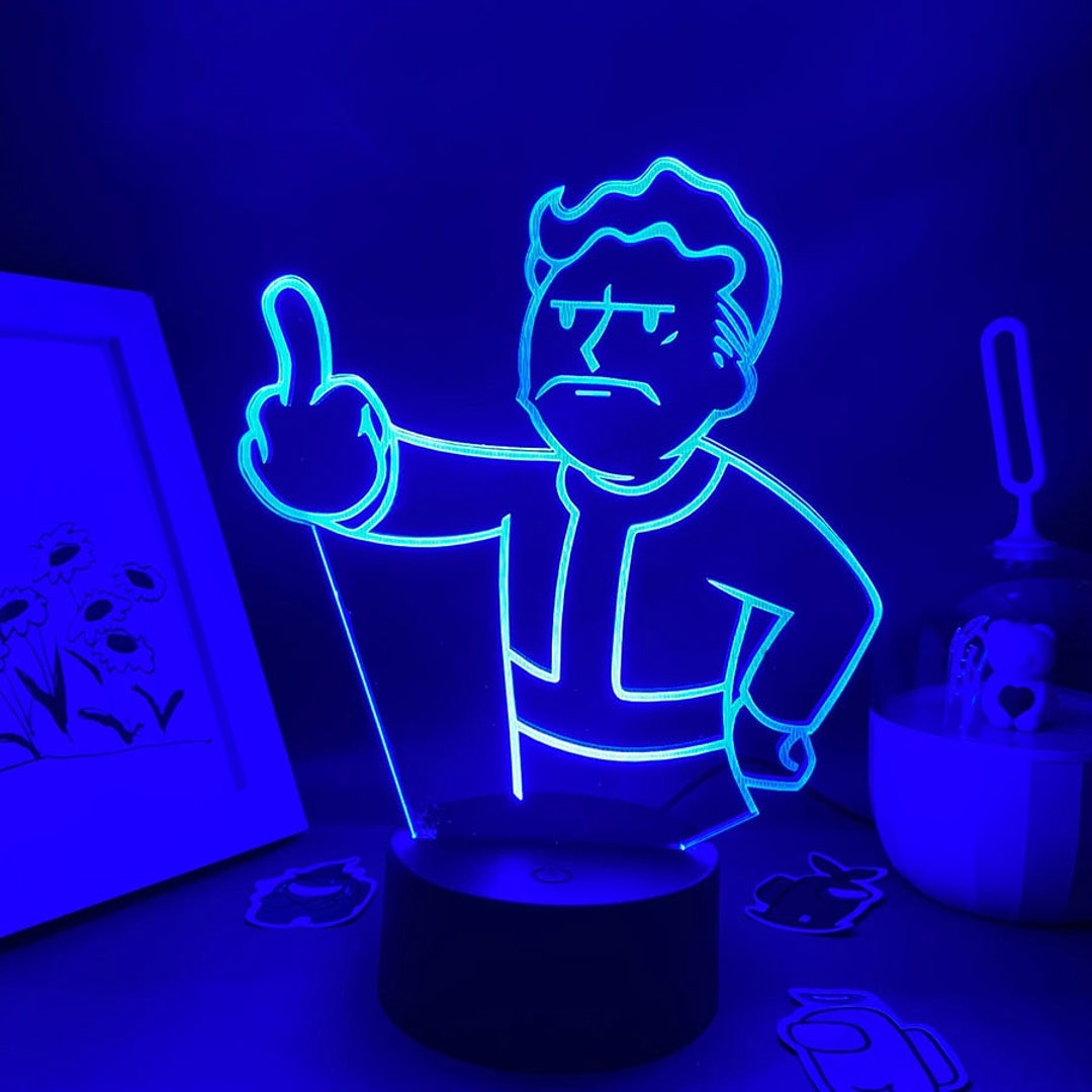 Fallout Pip Boy Middle Finger - Etsy