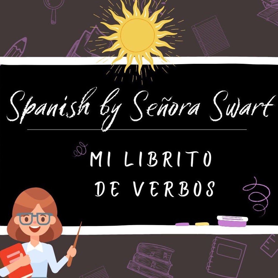 Mi Librito De Verbos, Editable Spanish Verb Conjugation Charts, Guided ...