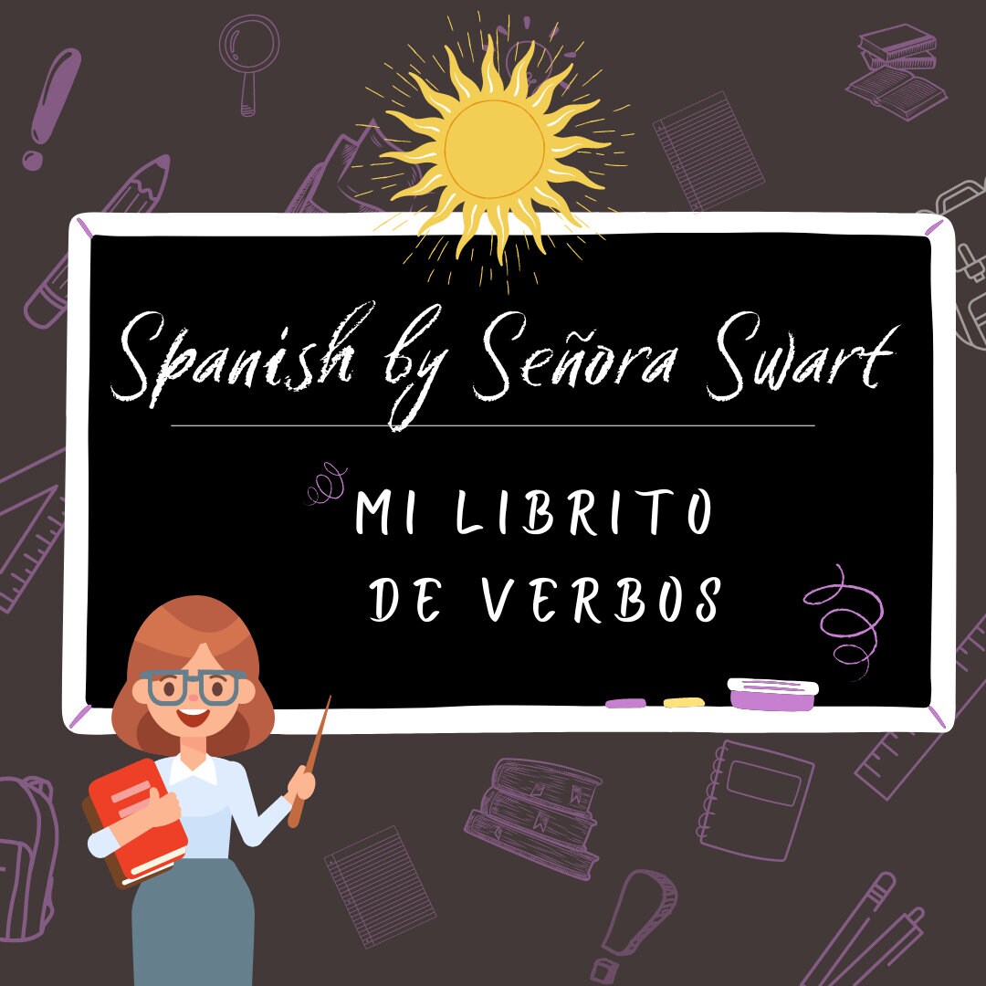Mi Librito De Verbos Editable Spanish Verb Conjugation - Etsy