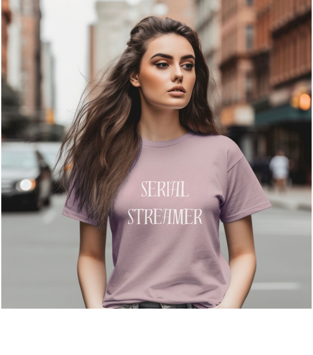 Binge Watching Serial Streamer Funny T Shirts for Men and Women. Binge ...