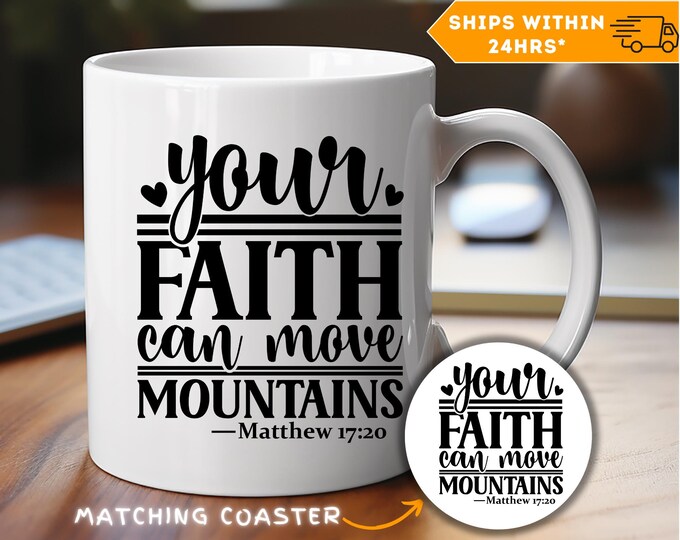 Christian Mug, Scripture Coffee Mug, Bible Verse Coffee Mug, Christian ...
