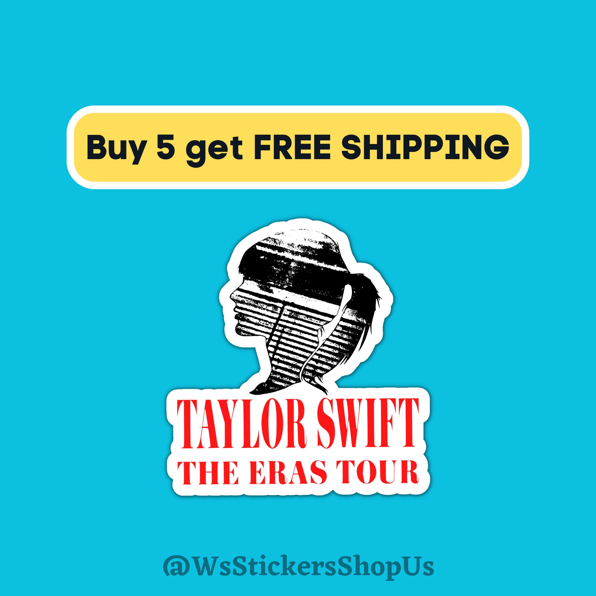 Taylor Swift The Eras Tour Sticker Taylors Version Etsy Uk