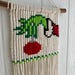 The Grinch Christmas Macrame Pixel Wall Hanging - Etsy