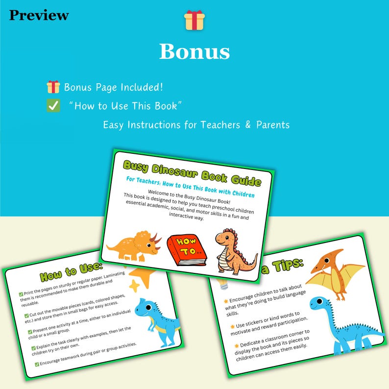 Editable Dinosaur Busy Book | Preschool & Kindergarten Activities ...