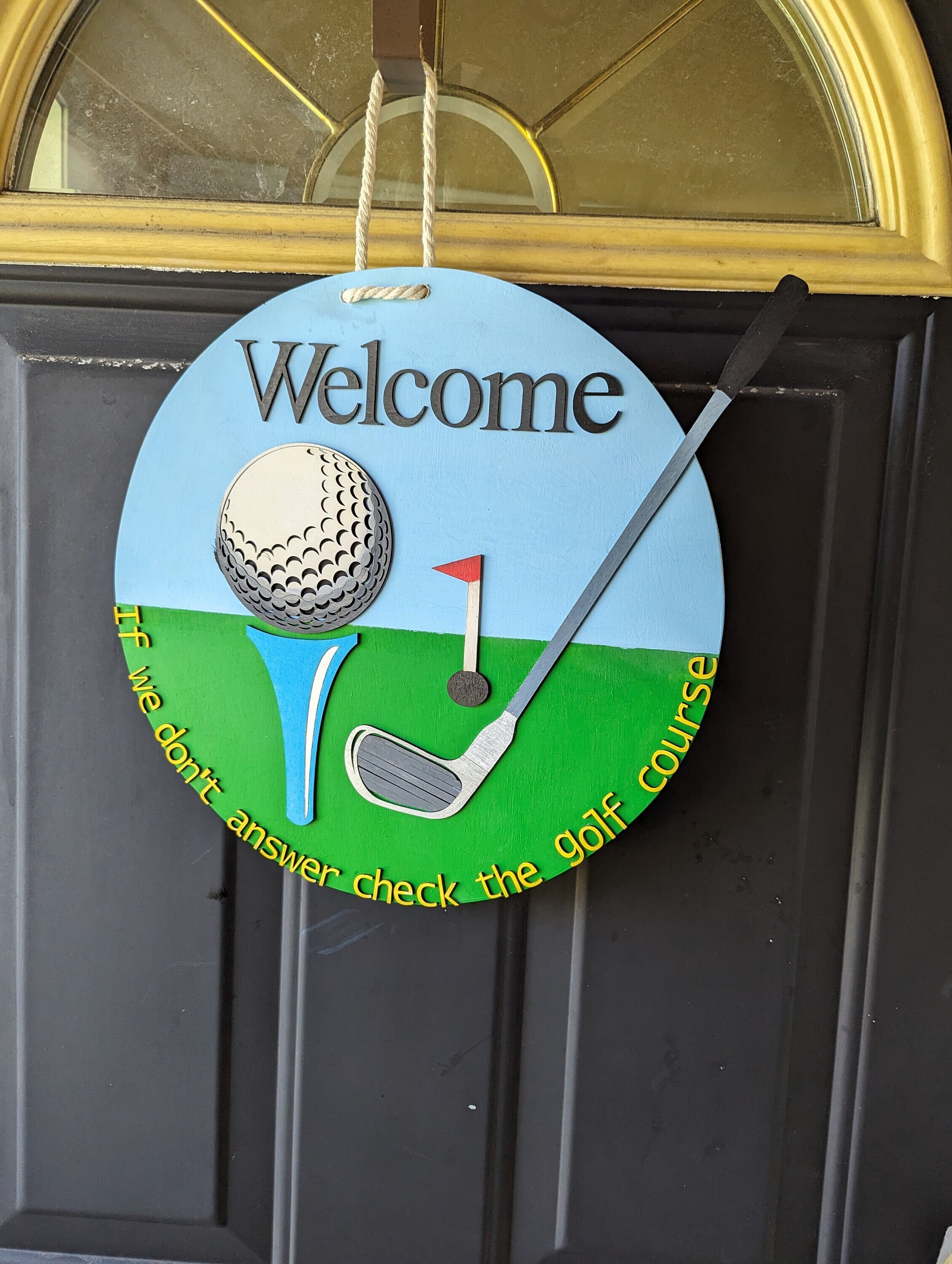 Golf Door Sign - Etsy