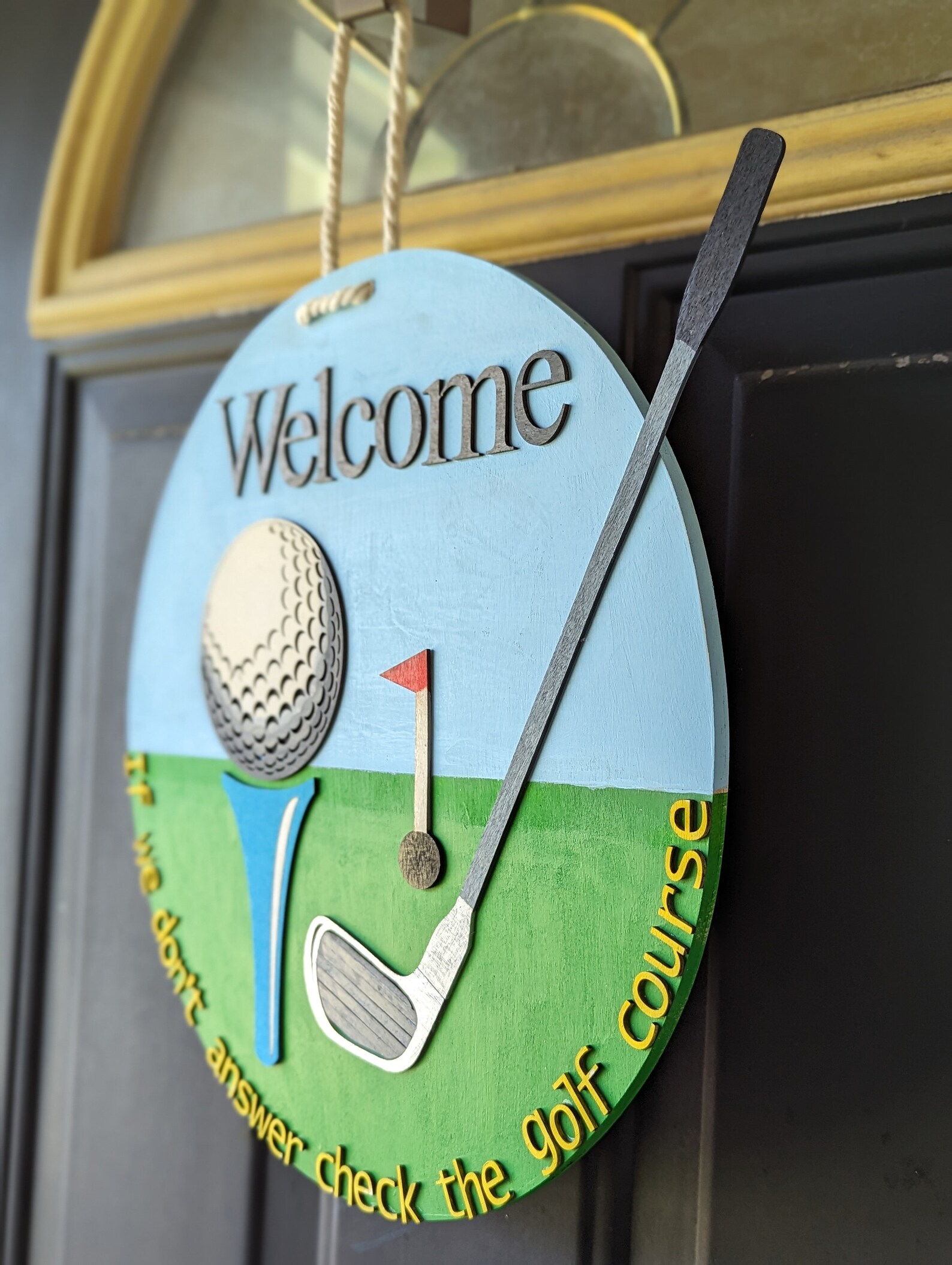 Golf Door Sign - Etsy