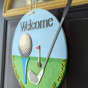 Golf Door Sign - Etsy