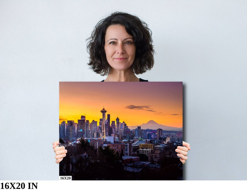 Seattle Bright Sunrise - Etsy