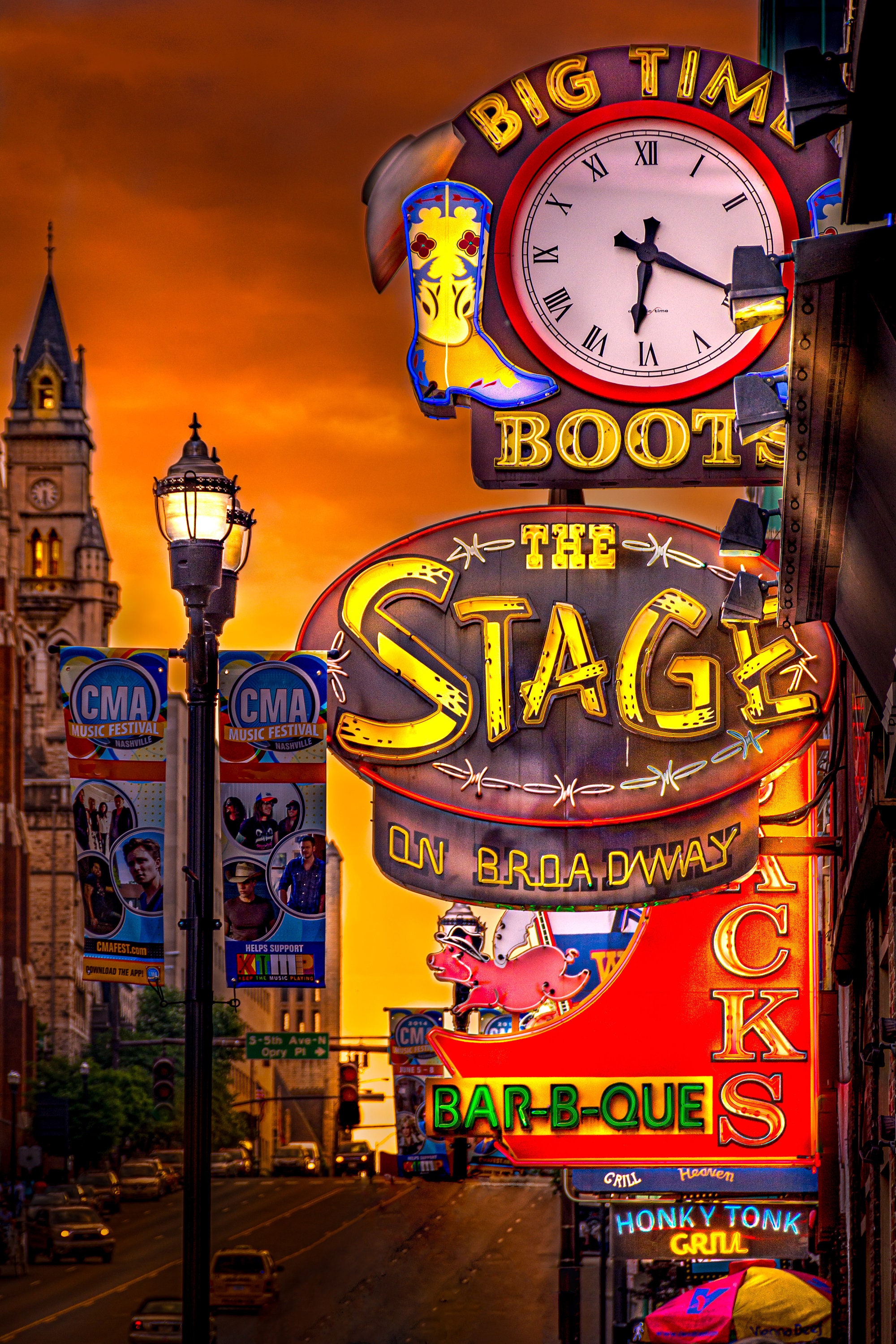 Nashville Broadway Signs - Etsy