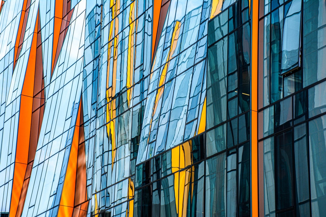 Seattle Architecture, Colorful Windows - Etsy