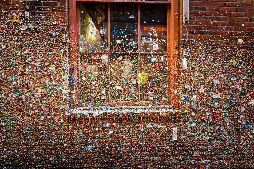 Pike Place Gum Wall - Etsy