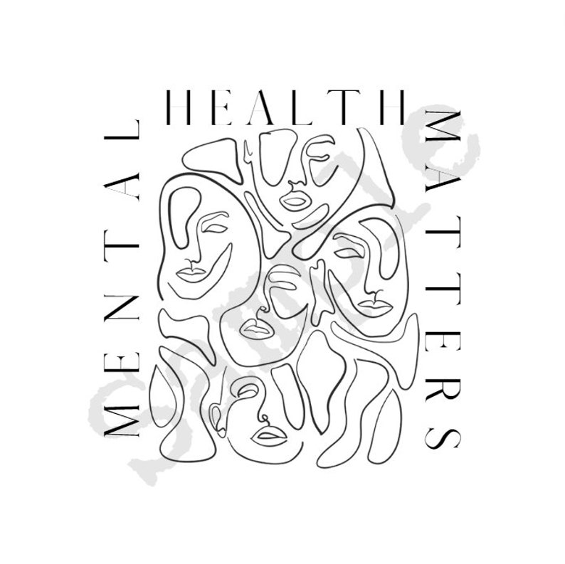 Mental Health Matters Svg Etsy