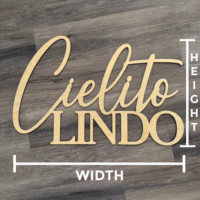 Cielito Lindo Wood Sign for Fiesta Backdrop | Mexican Baby Shower Decor ...