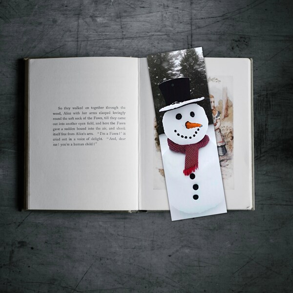 Book Snowman - Etsy