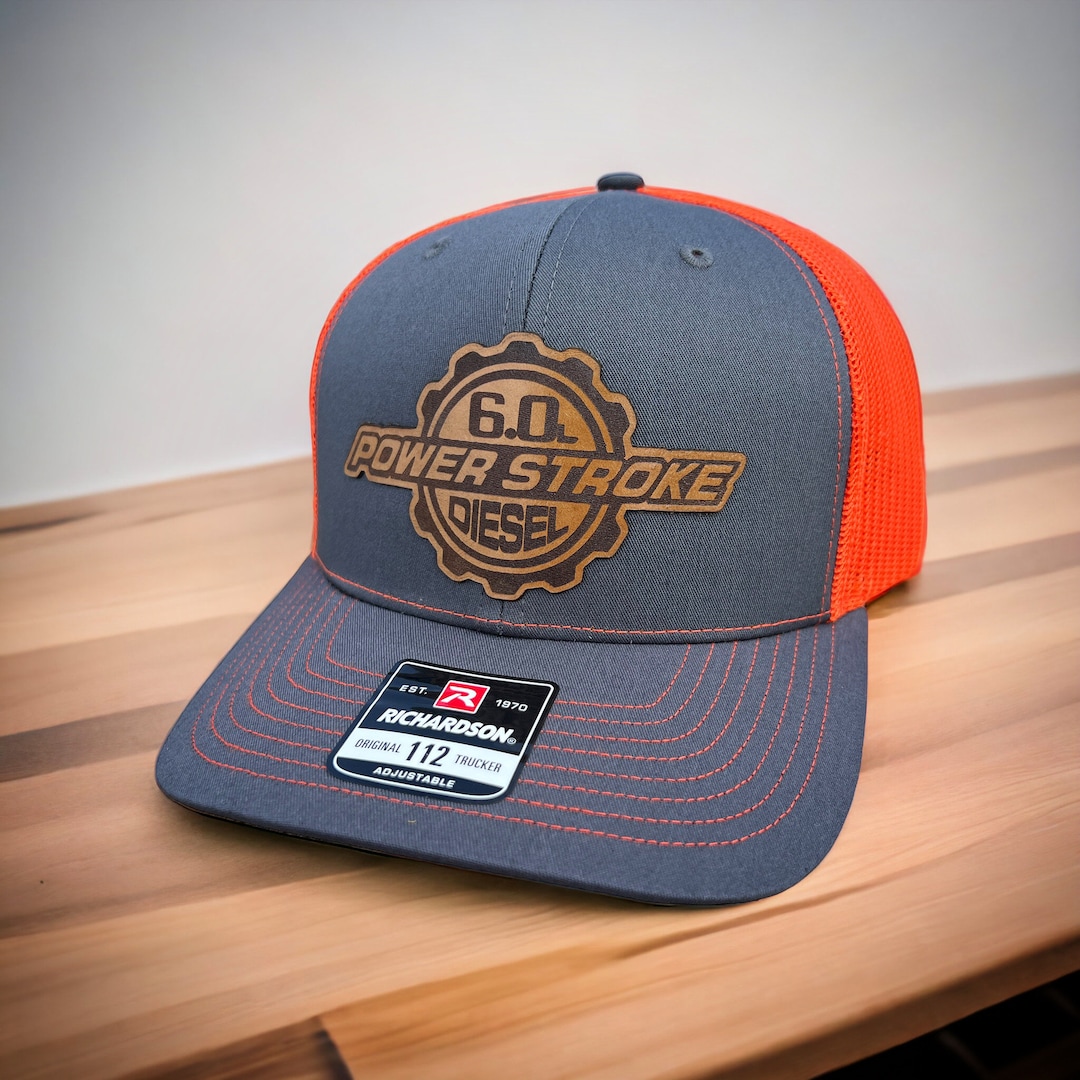 Powerstroke 6.0 Diesel Ford Leather Richardson Hat - Etsy