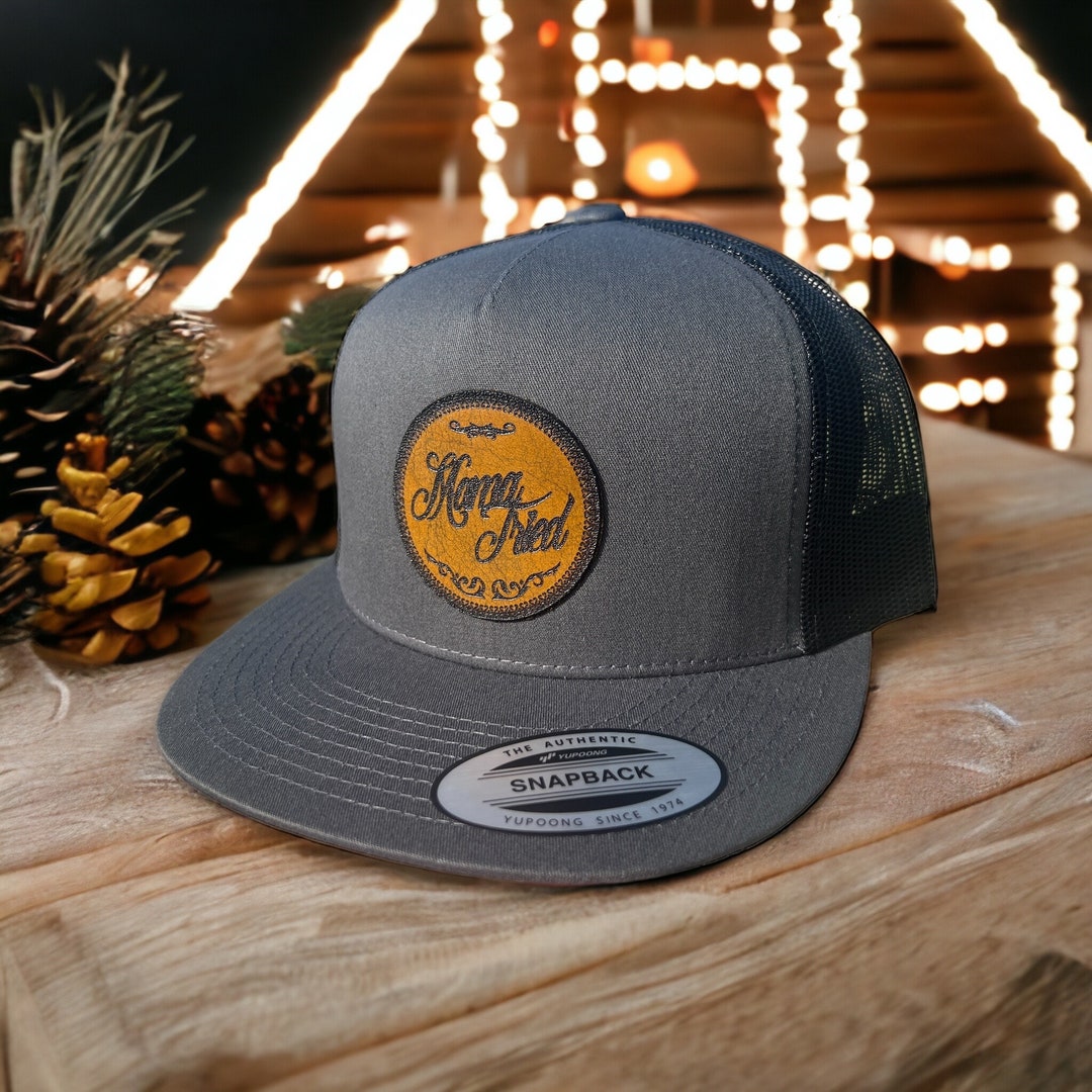 Mama Tried Merle Haggard Leather Patch Hat - Etsy