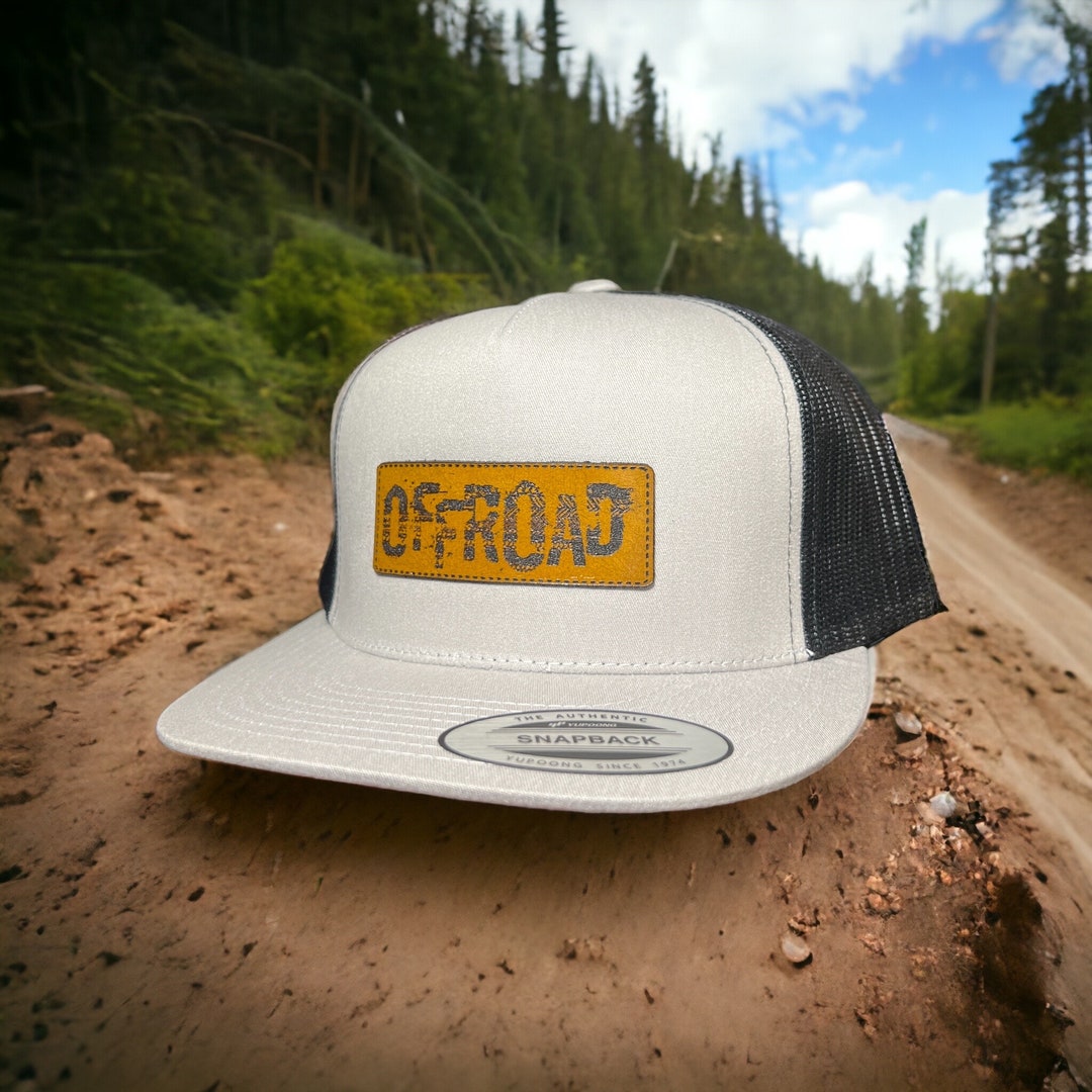 Offroad off Road Off-road Leather Badge Hat - Etsy