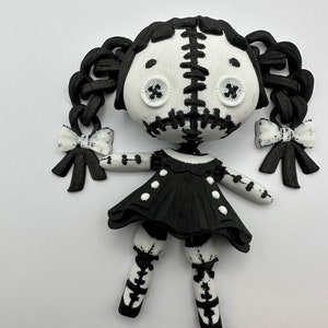 Creepy Doll - 3D Print Articulated Creepy Doll Figure- Creepy Cute Art ...