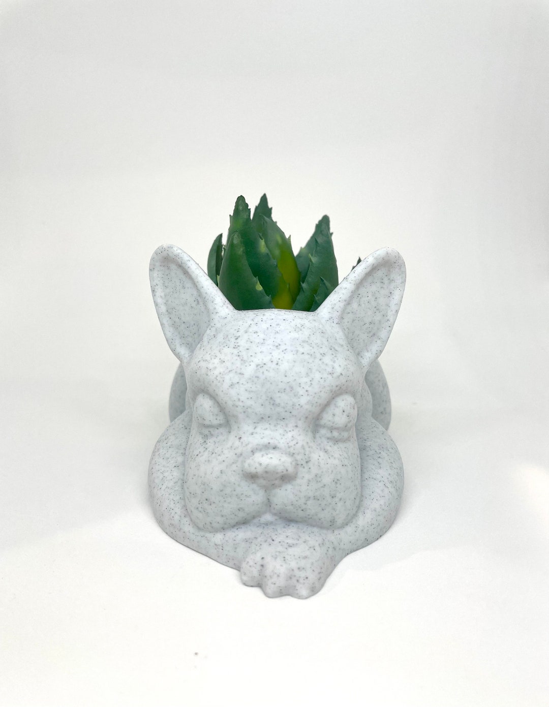 French Bulldog Planter: Adorable Frenchie Succulent Pot, Pet Memorial ...