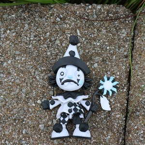 Sad Creepy Clown Doll - 3D Print Articulated Sad Clown Doll Figure ...
